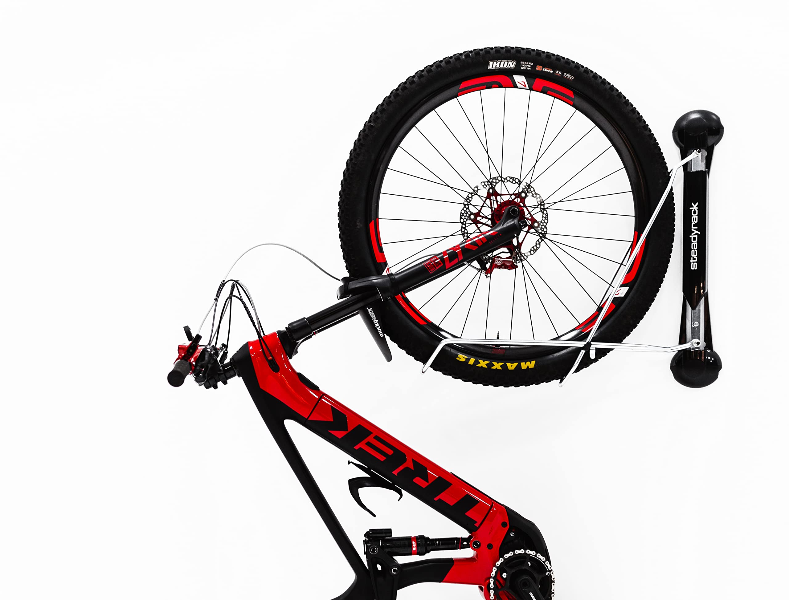 Steadyrack Bike Racks - Mountain Bike Rack - Wall Mounted Bike Rack Storage Solution for Your Home, Garage, or Bike Park - 2 Pack