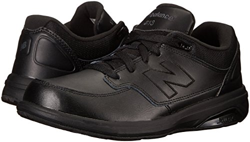 New Balance Men's 813 V1 Lace-Up Walking Shoe, Black/Black, 13 XW US