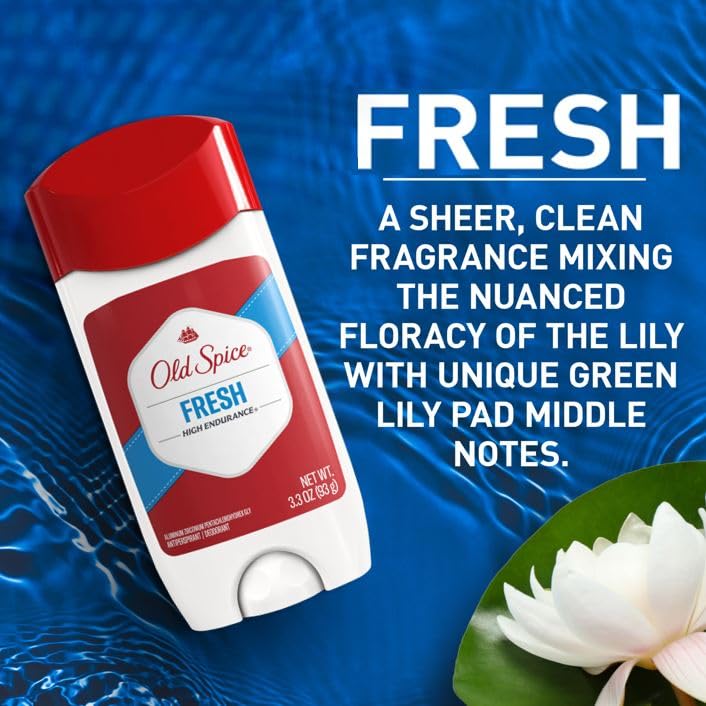 Old Spice High Endurance Anti-Perspirant Deodorant for Men, Fresh Scent, 3.3 oz