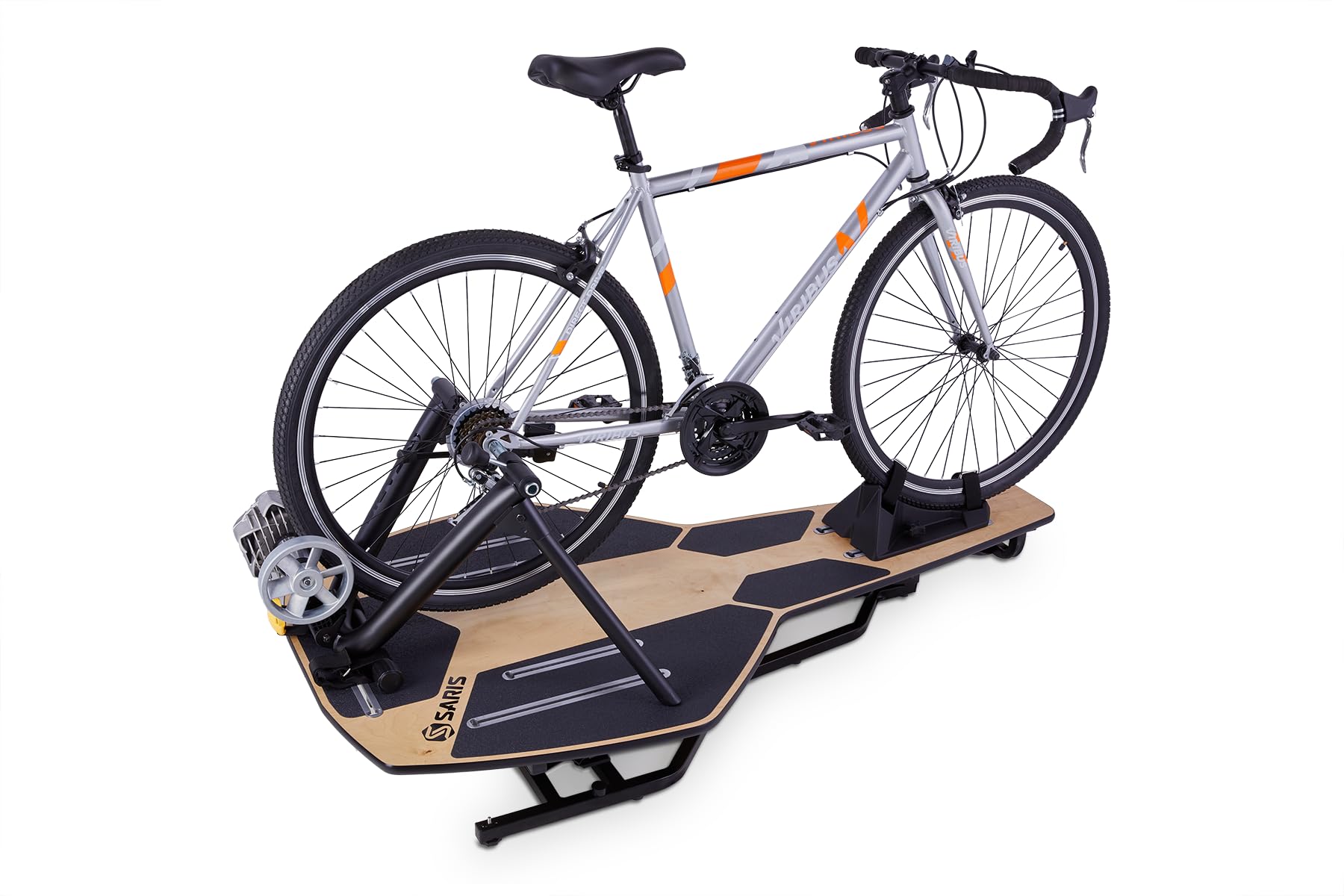 Saris MP1 Nfinity Motion Platform - Adult Bike Trainer Platform, Indoor Exercise Bike Trainer Stand with Nfinity Technology, Engage More Muscles, Adjustable Touch Points