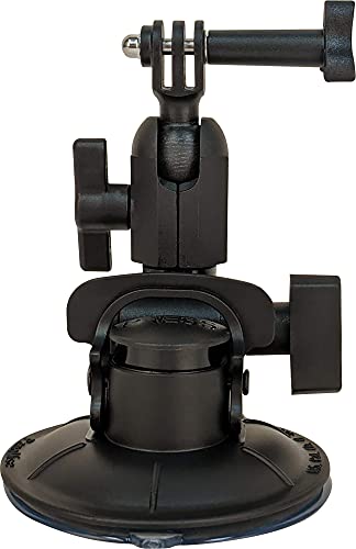 Panavise ActionGrip 13120 Single Knuckle Suction Cup Camera Mount (Matte Black)