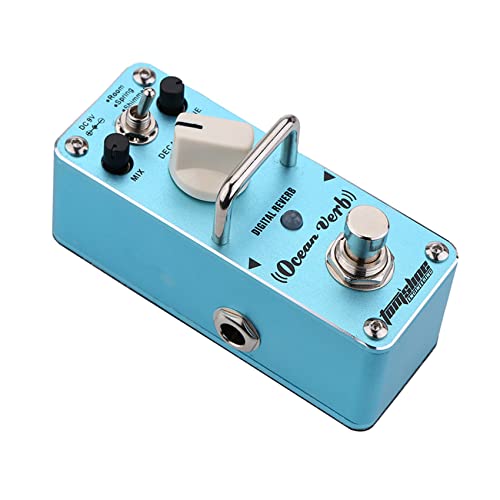 TienClef reverb pedal,Blue,Digital Reverb(AOV-3)