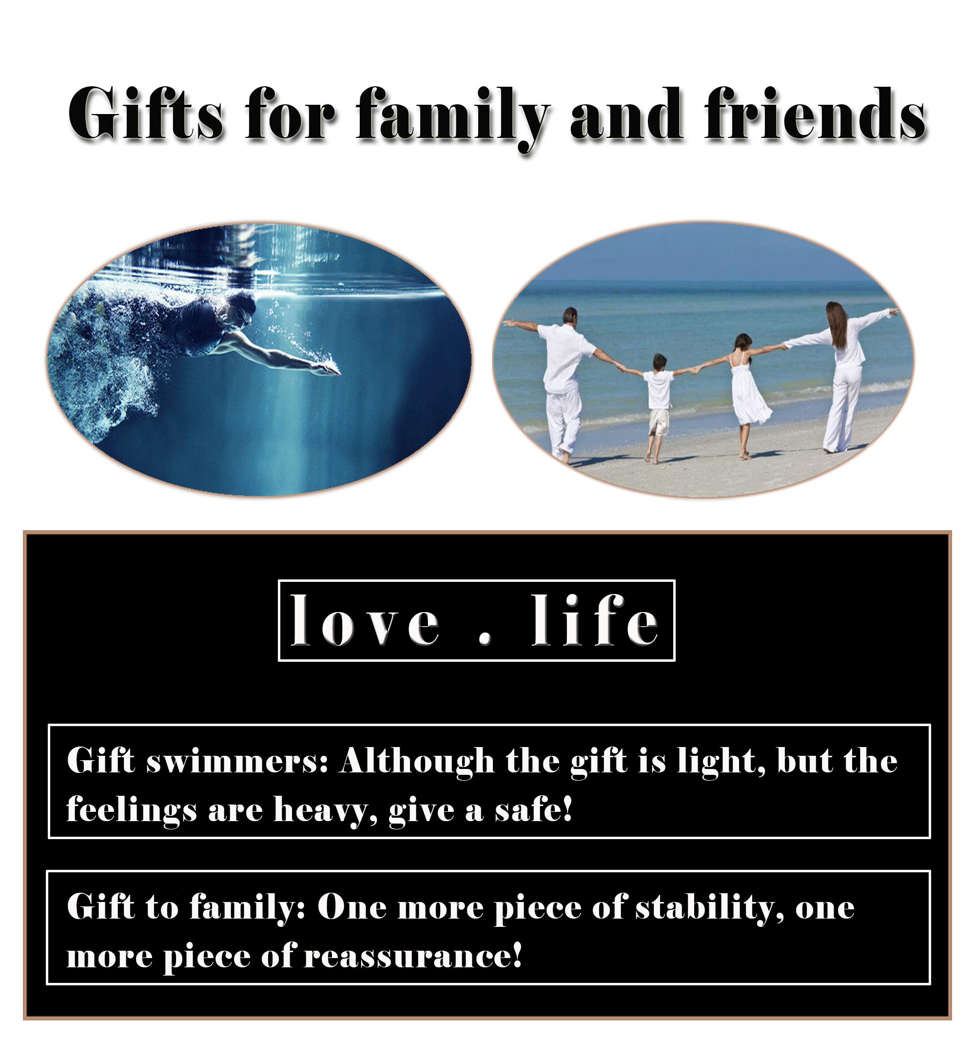 Swim Buoy for Open Water Swimmers Triathletes Kayakers Snorkelers, Swim Float for Open Water Swim Buoy Float for Swim Safety Swim Training