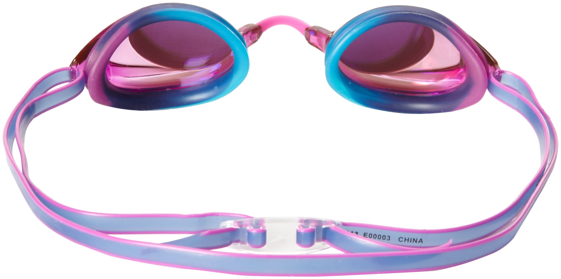Official #1 Rated Swim Goggle on Amazon - Speedo Vanquisher 2.0 Mirrored Swim Goggle, Purple/Teal