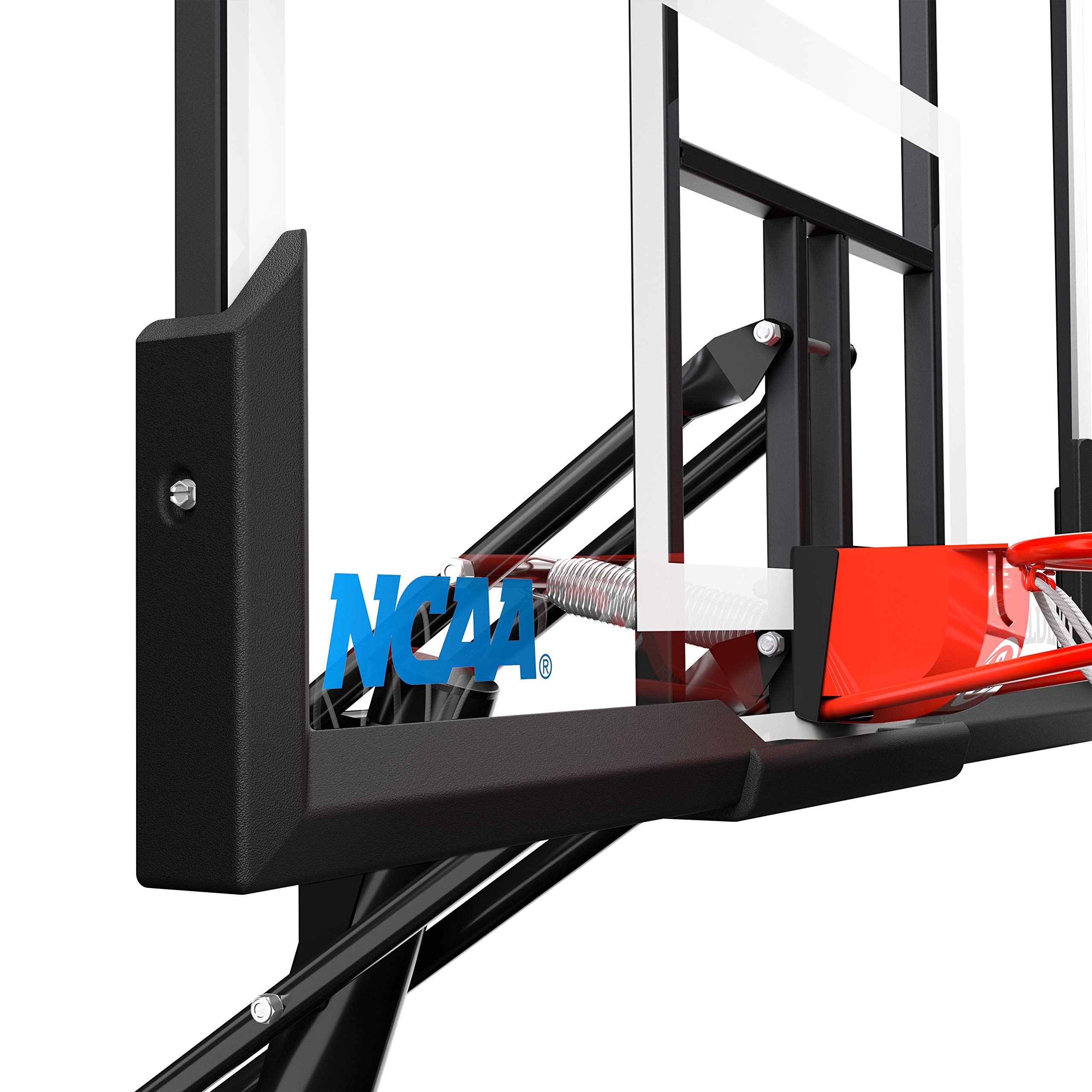 Spalding NCAA Exactaheight™ 50” Performance Acrylic Portable Basketball Hoop Multi Color