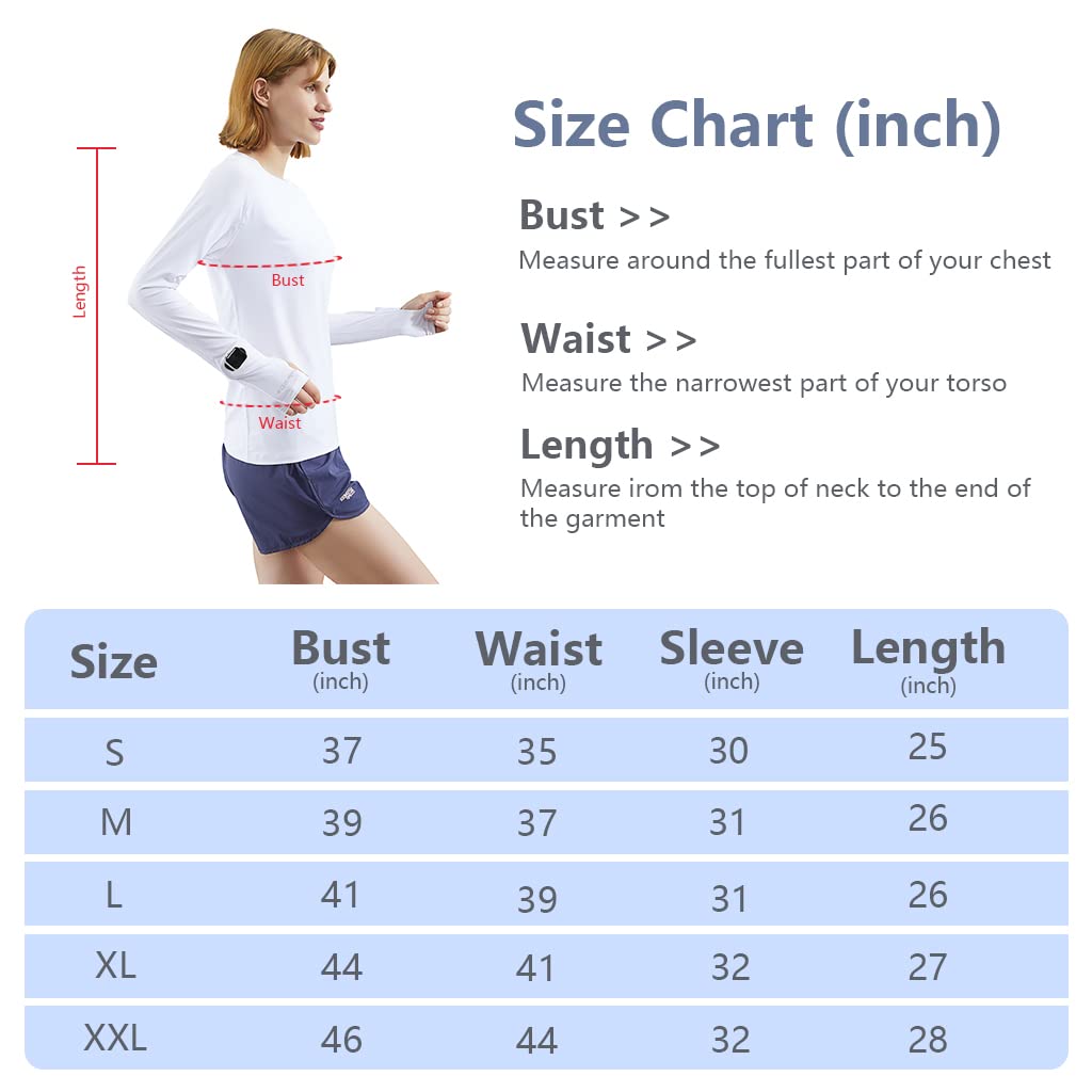 Womens Sun Protection Shirts Long Sleeve for Running Hiking Fishing Workout Shirt