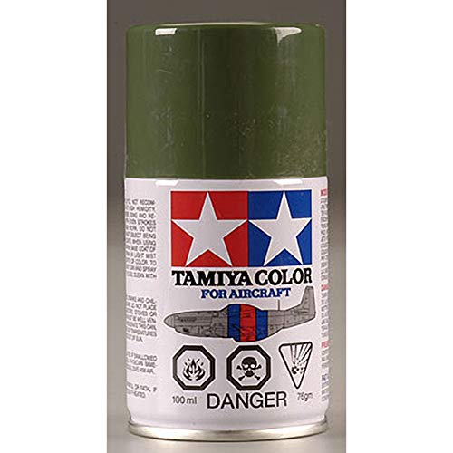 TAMIYA America, Inc Aircraft Spray Paint AS-9 Dark Green (RAF) 100ml, TAM86509