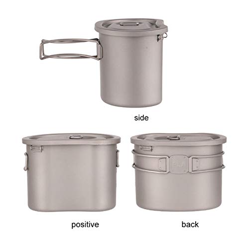 YFDM Canteen Camping Tableware Outdoor Cookware Army Pot Pan Picnic Set Hiking Tourist Kichen Cooking Mess Kit