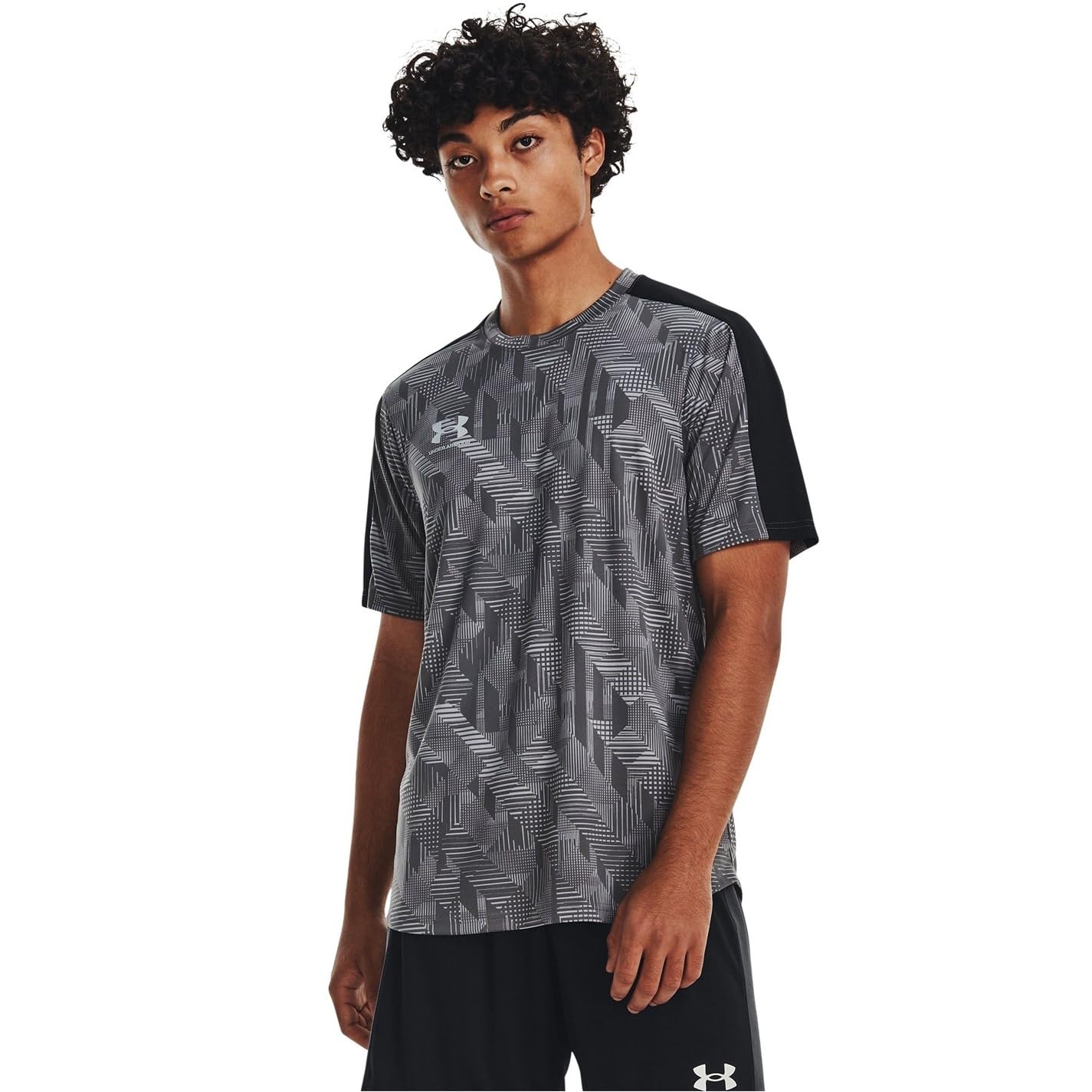 Under Armour Men's Challenger Training Top, (015) Pitch Gray / / Mod Gray, Small