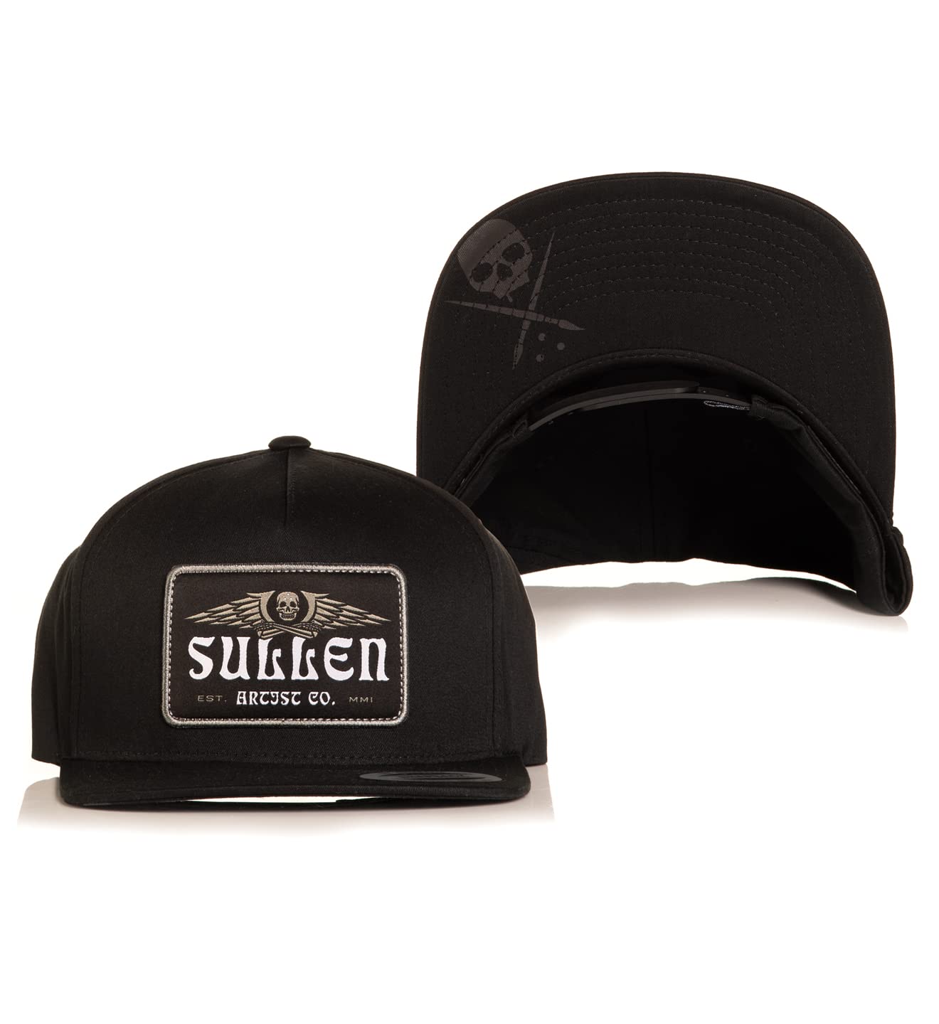 Sullen Crypt Snapback Tattoo Lifestyle Hat Black