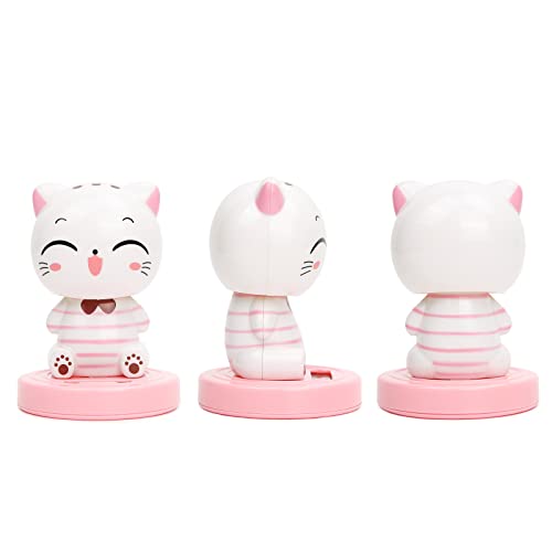 YGMONER Solar Dancing Animal Car Dashboard Decorations Shaking Body (Cat)