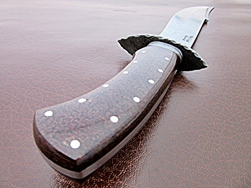 Poshland RG-57 Handmade Demascus Steel 15 Inches Bowie Knife - Beutifull Jute Micarta Handle with Demascus Guard & Bolster