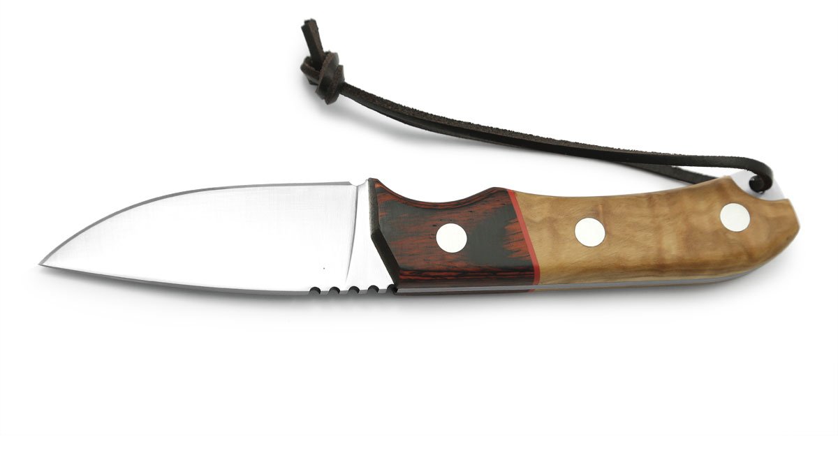 Puma IP Granada Olive Wood Hunting Knife with Leather Sheath