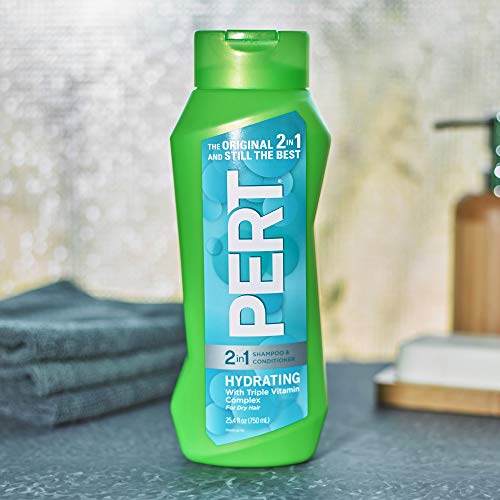 Pert Hydrating 2 In 1 Shampoo Plus Conditioner, 25.4 Oz Pack 4