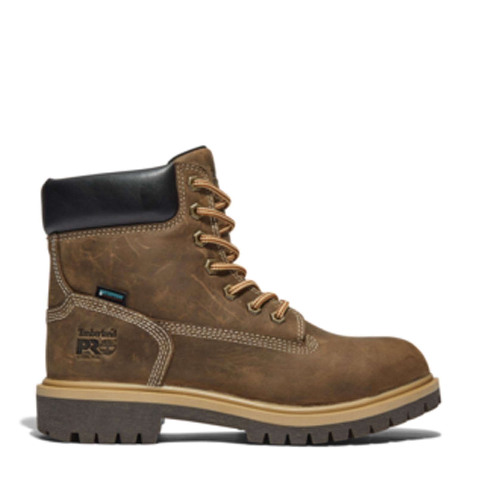 Timberland PRO Women's Direct Attach 6 Inch Steel Safety Toe Insulated Waterproof Industrial Work Boot, Turkish Coffee, 6 Wide
