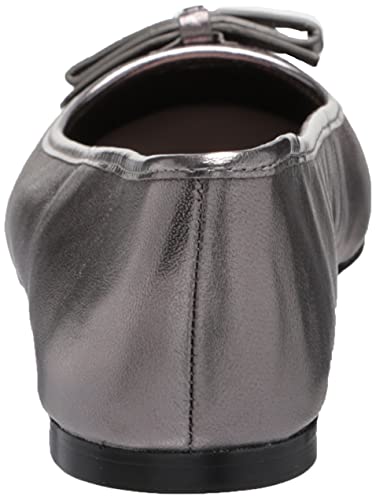 Ted Baker Women's NORAIH Ballet Flat, Gunmetal, 10