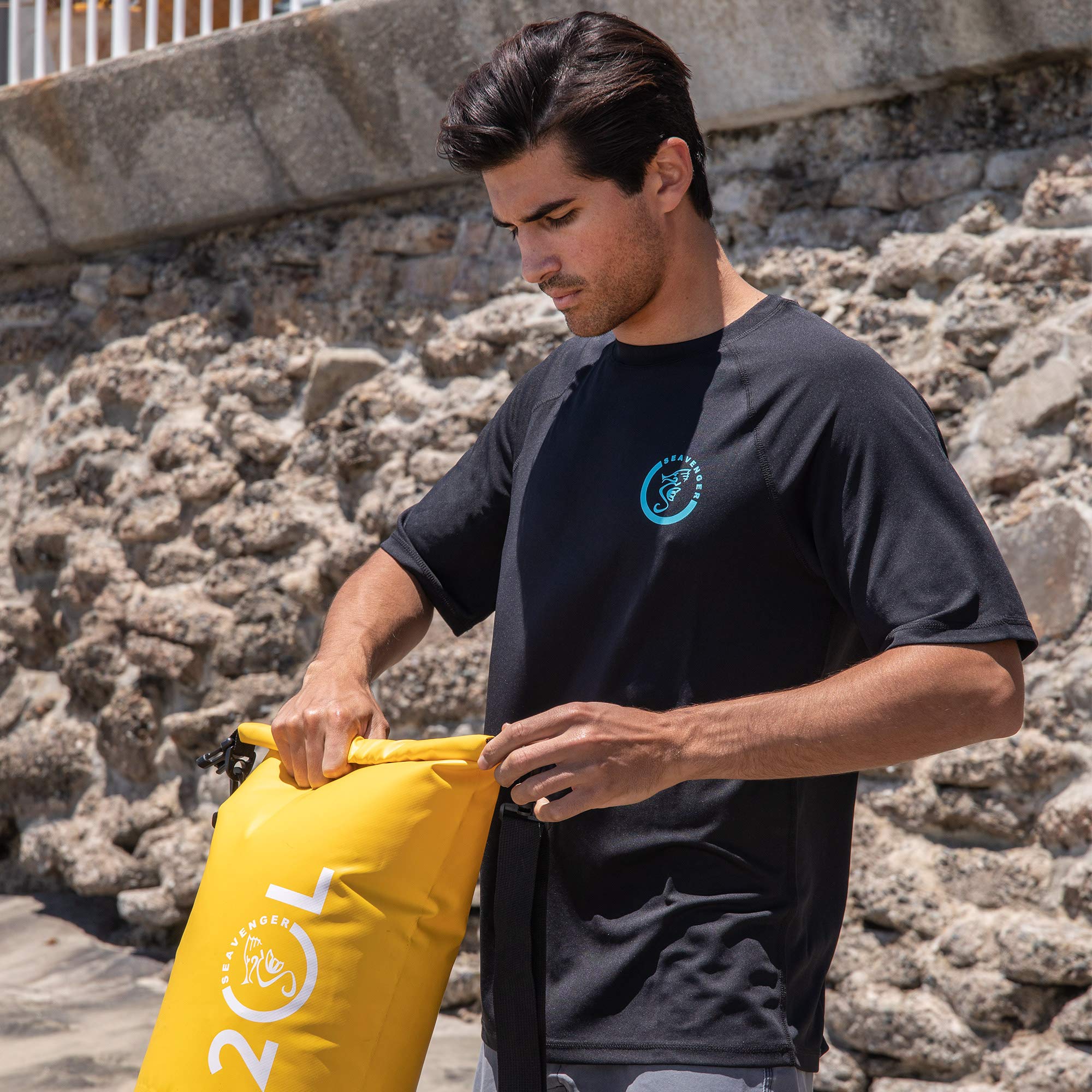 Seavenger Trekker Unisex Rash Guard | Short and Long Sleeve | Great for Swimming and Surfing