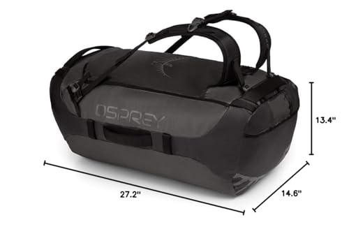 Osprey Packs Transporter 95 Expedition Duffel, Black, One Size