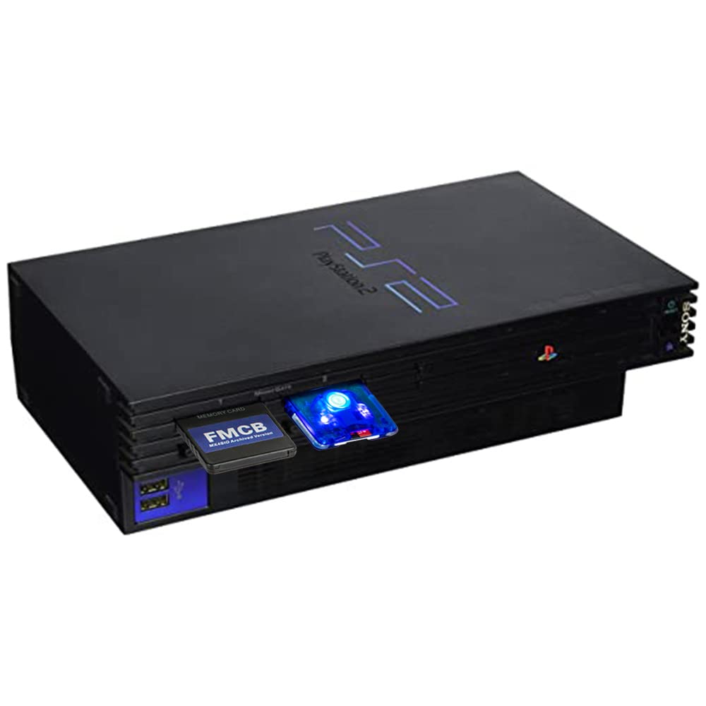 RGEEK PS2 MX4SIO TF Card Adapter with 128G TF SD Adapter and PS2 FMCB Memory Card for All PS2 version