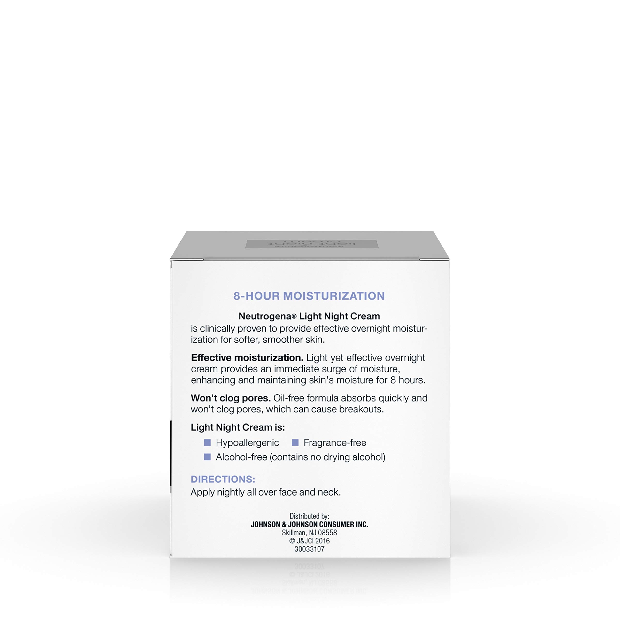 Neutrogena Light Facial Night Cream, 2.25 Oz.