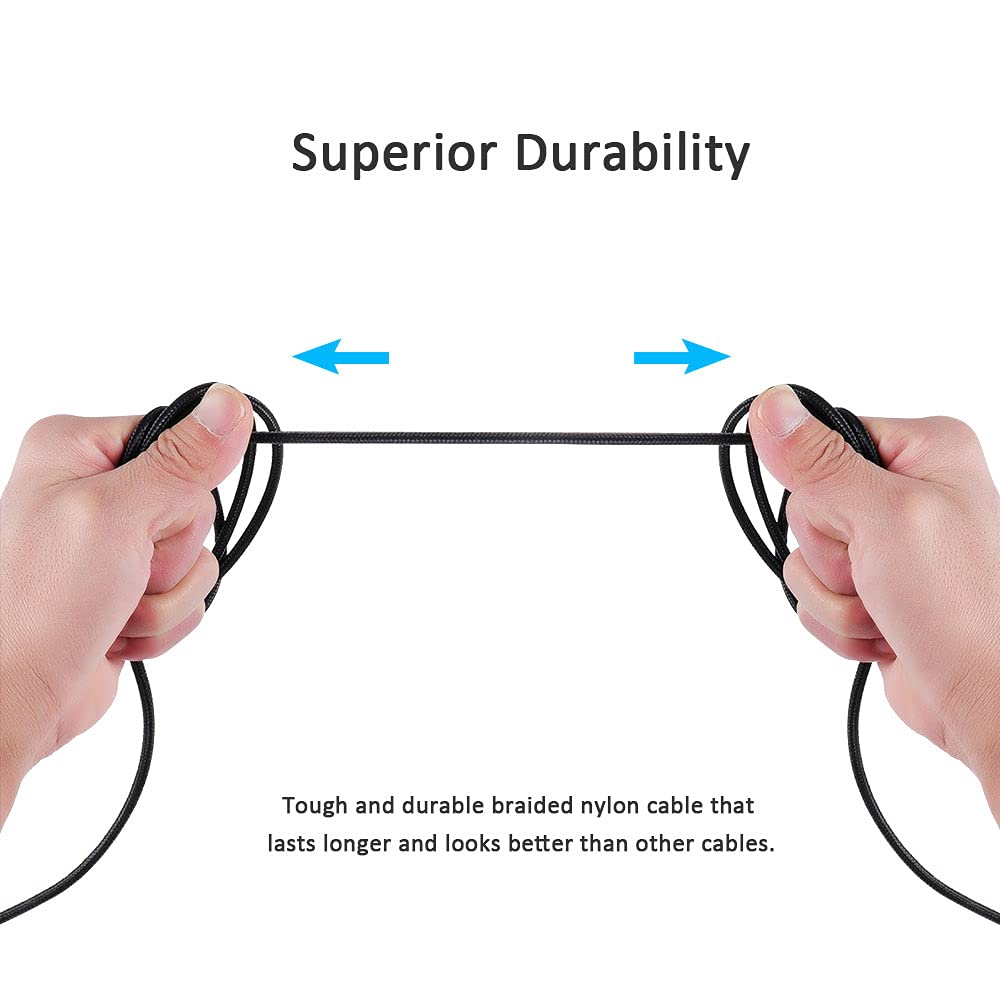 QJYTH Chat Link Cable Compatible with Elgato HD60,HD60S,HD60Pro, Party Chat Link Audio Adapter Cable Fit for PS4, PS5, Xbox One Chat Wire 2.0 M