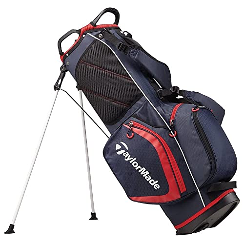 TaylorMade Select ST Stand Bag, Navy/White/Red