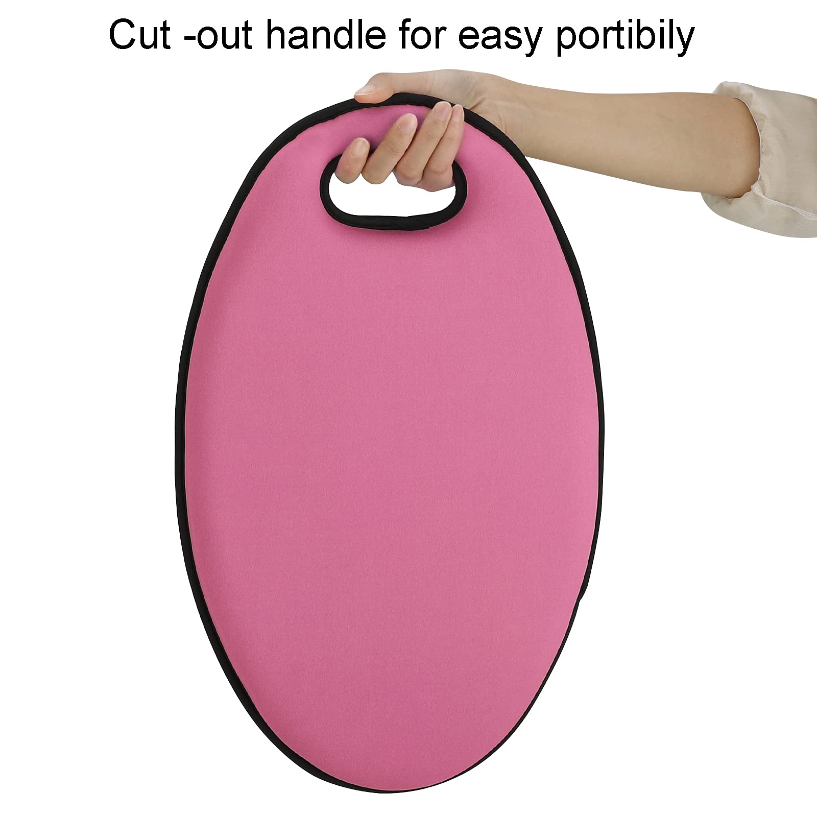 SUFUBAI Thick Memory Foam Kneeling Pads, Portable Oval Kneeler Mat Gardening Knee Pads Cushion Knee Pads for Gardening Knee Protection