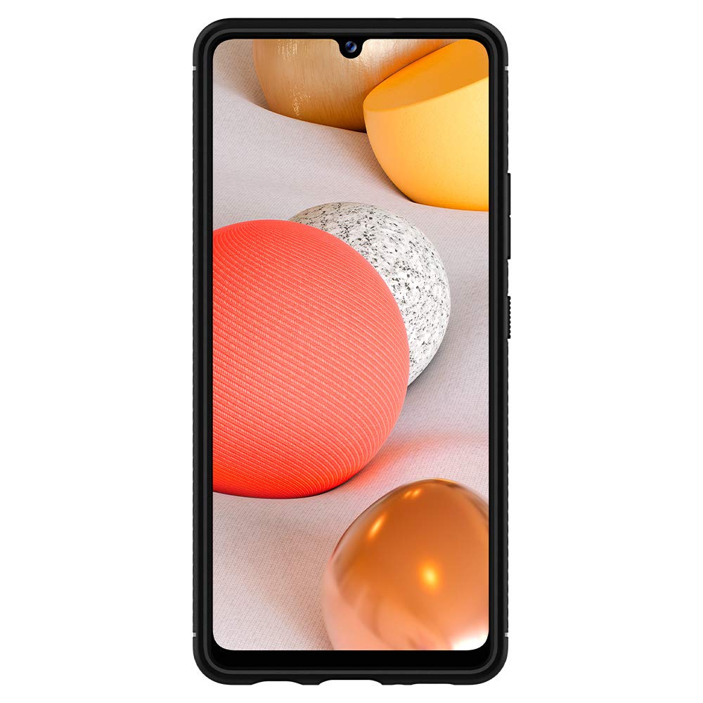 Spigen Rugged Armor Designed for Galaxy M42 5G Case (2021) / Designed for Galaxy A42 5G Case (2020) [NOT Compatible with Verizon Version] - Matte Black