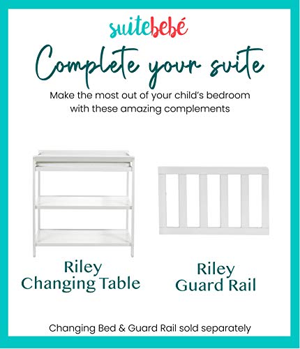 Suite Bebe Riley 4-in-1 Convertible Crib, White