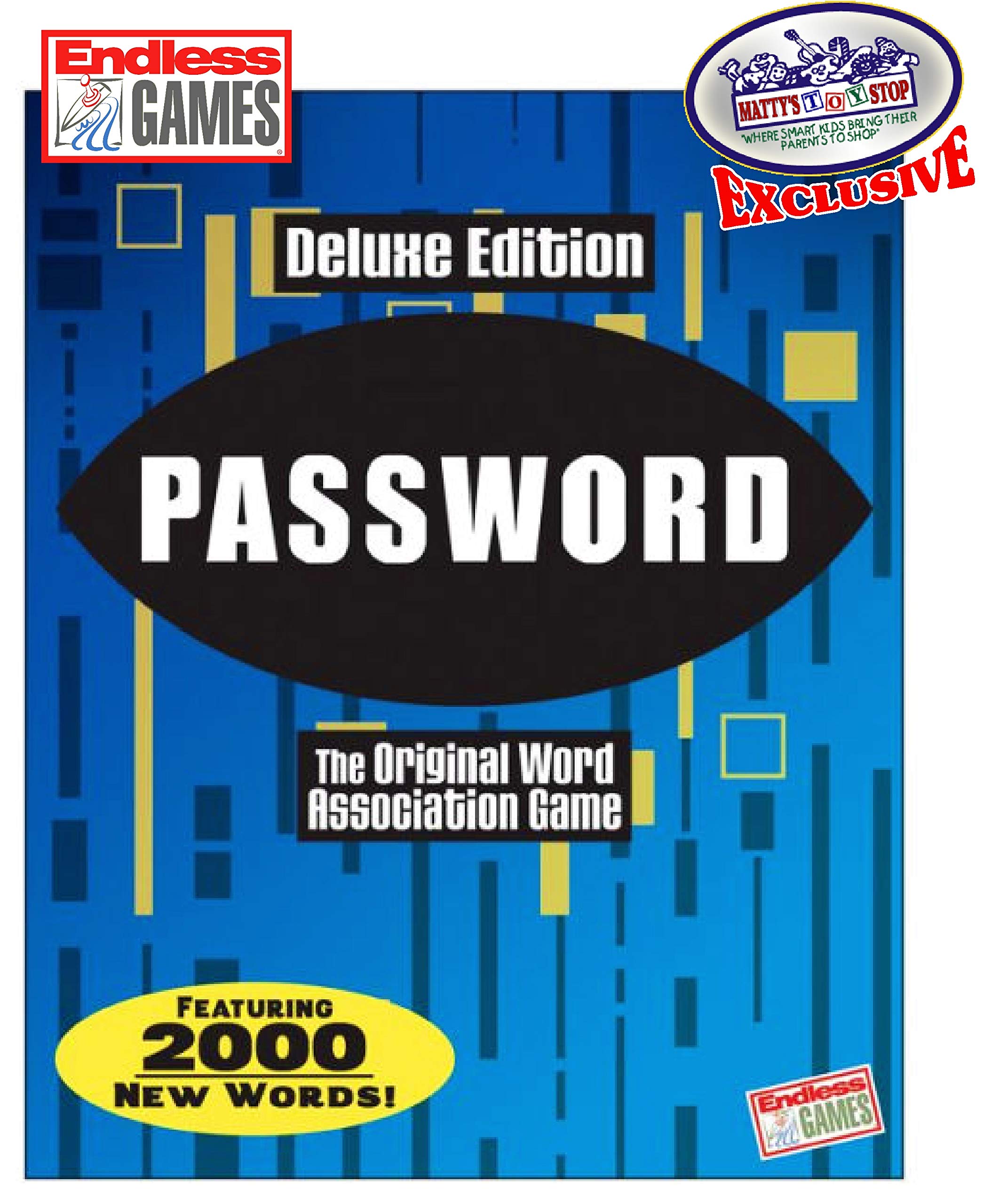 Password Deluxe Edition The Original Word Association Game with 100 Word Cards & 2,000 New Words - Matty's Toy Stop Exclusive