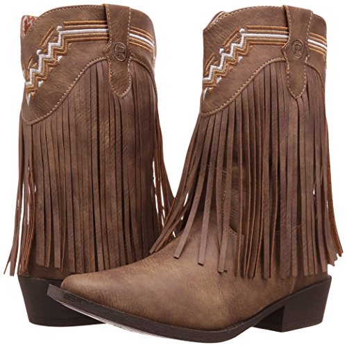 Roper Little Kids Fringes Boot, Brown, 1