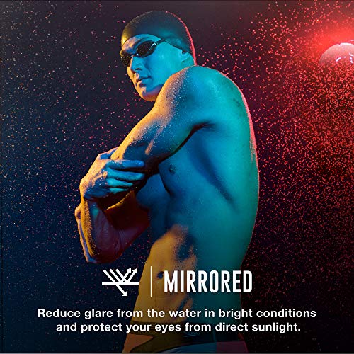 Speedo Unisex-Adult Swim Goggles Speed Socket 2.0 , Smoke Ice Mirrored