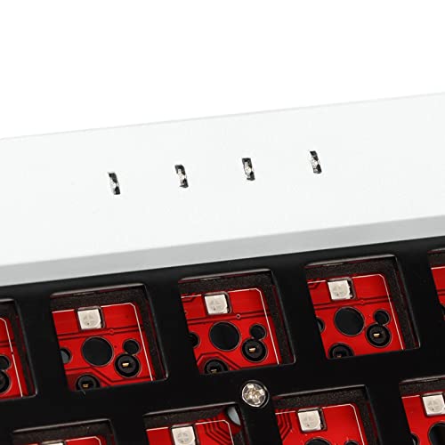 Yoidesu Mechanical Keyboard DIY Kit, 61 Keys Hot Swappable RGB Custom Mechanical Gaming Keyboard Kit, 3Pin/5Pin Switch, Wireless 2.4G/Bluetooth/Type C Wired Keyboard(White)