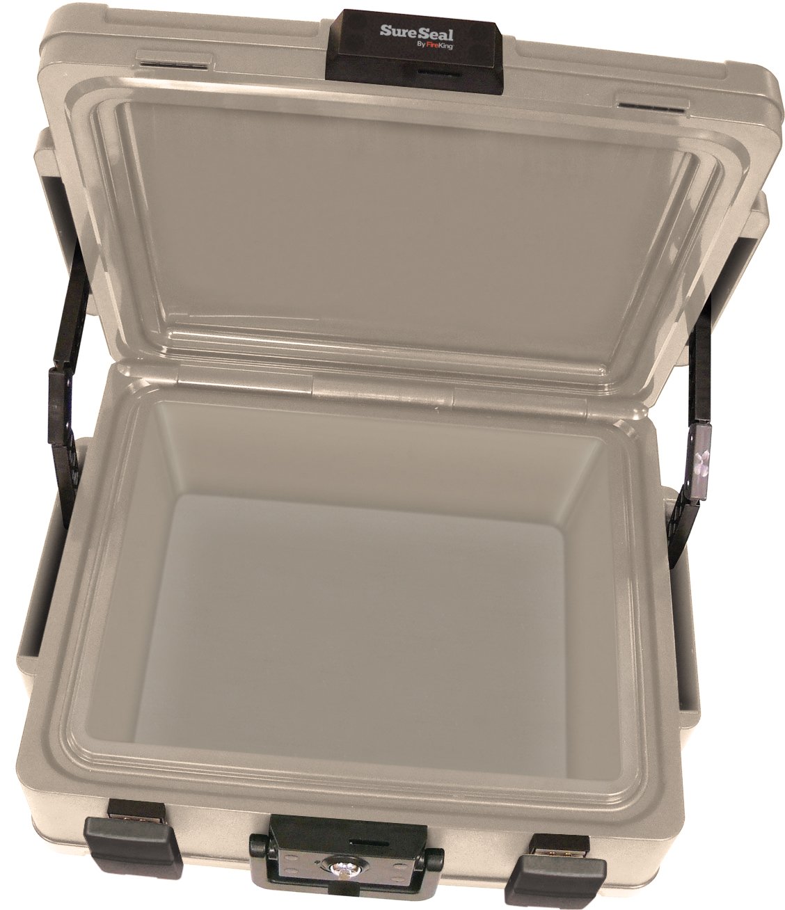 SureSeal by FireKing SS104-A 1 Hour Fireproof Waterproof Safe Chest, Fits Legal/Letter Sized Documents,0.38 CU FT Storage Capacity,Taupe