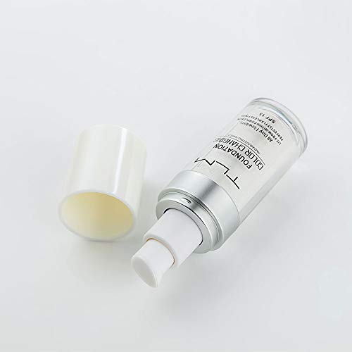 TLM Foundation Color Changing,TLM Colour Changing Liquid Foundation Hides Wrinkles & Lines, BB Cream Makeup Base Concealer Cover Moisturizing Fluid for all Skin Tone SPF15-30ML