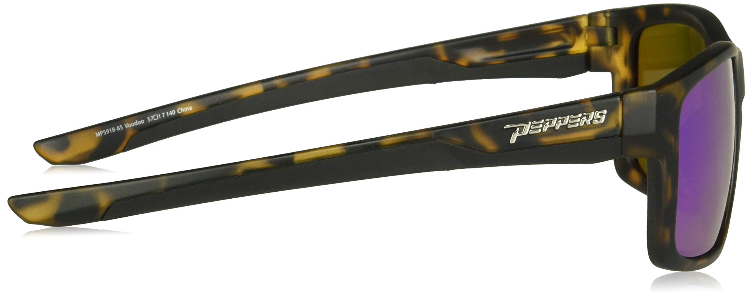 Peppers unisex adult Voodoo Sunglasses, Matte Tortoise, 61 mm US