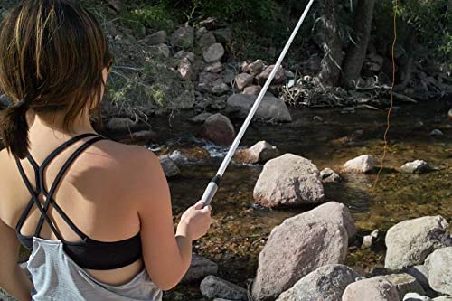 Tenkara USA Fly Fishing (Complete Set: HANE™ Rod + Starter Kit) | Super Compact, All-Around, Small Stream, Tight Waters - Carbon Fiber, Lightweight, Telescopic.