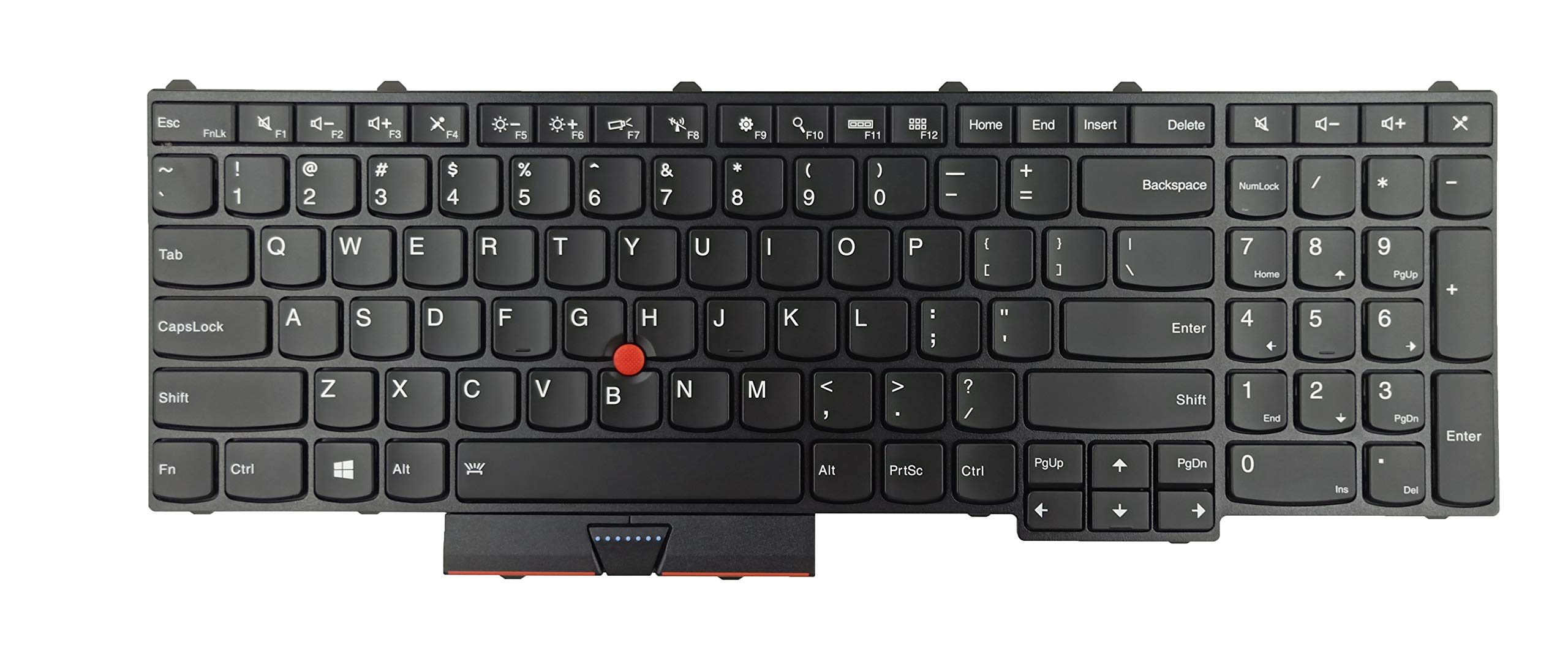 Replacement Keyboard Compatible with Thinkpad P50 P51 P70 Laptop with Backlit US Layout P/N: 00PA288 SN20K85114