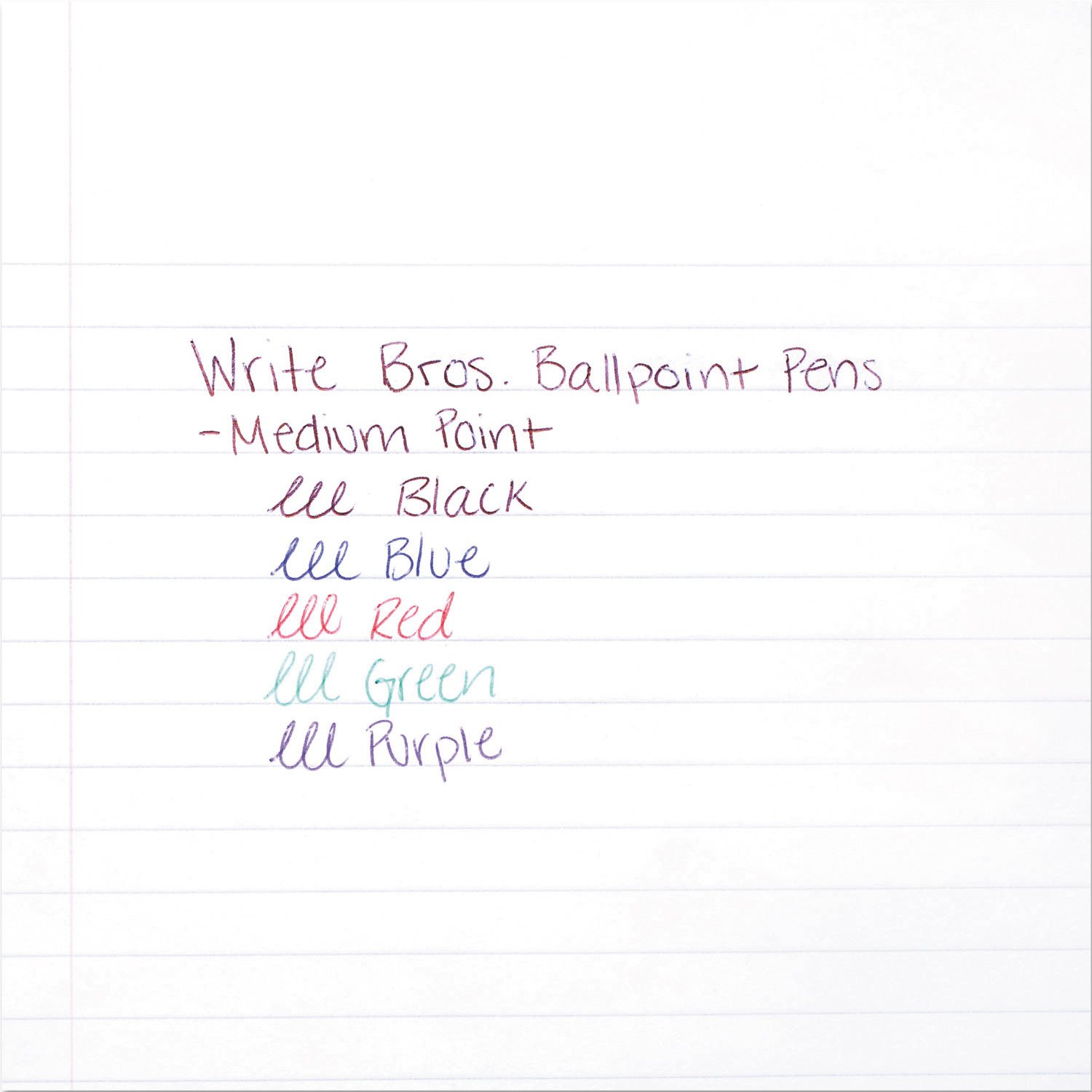 Paper Mate 3311131 Ballpoint Pen, Medium Point, Blue Ink/Blue Barrel