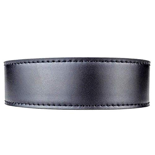 Nexbelt Rachet System Technology - Strap: Smooth Black The Belt with No Holes, Precise Fit, Men's Classic Leather Belt Strap Only
