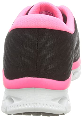 Skechers Woman Glide-Step Flex - Sheer Virtue 104309 Black/Hot Pink (us_Footwear_Size_System, Adult, Women, Numeric, Medium, Numeric_10)