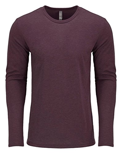 Next Level Men's Performance Blended Long Sleeve Jersey, X-Large, Vintage Royal