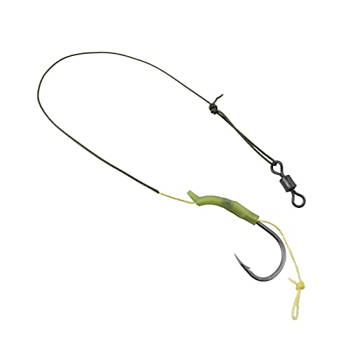 WRLRUILIAN Fishing Accessories 1 PCS Squid Fishing Rig Hook and Coating Line Ready to Make A Drill Rod Hook Fishing Tools (Size : 2)