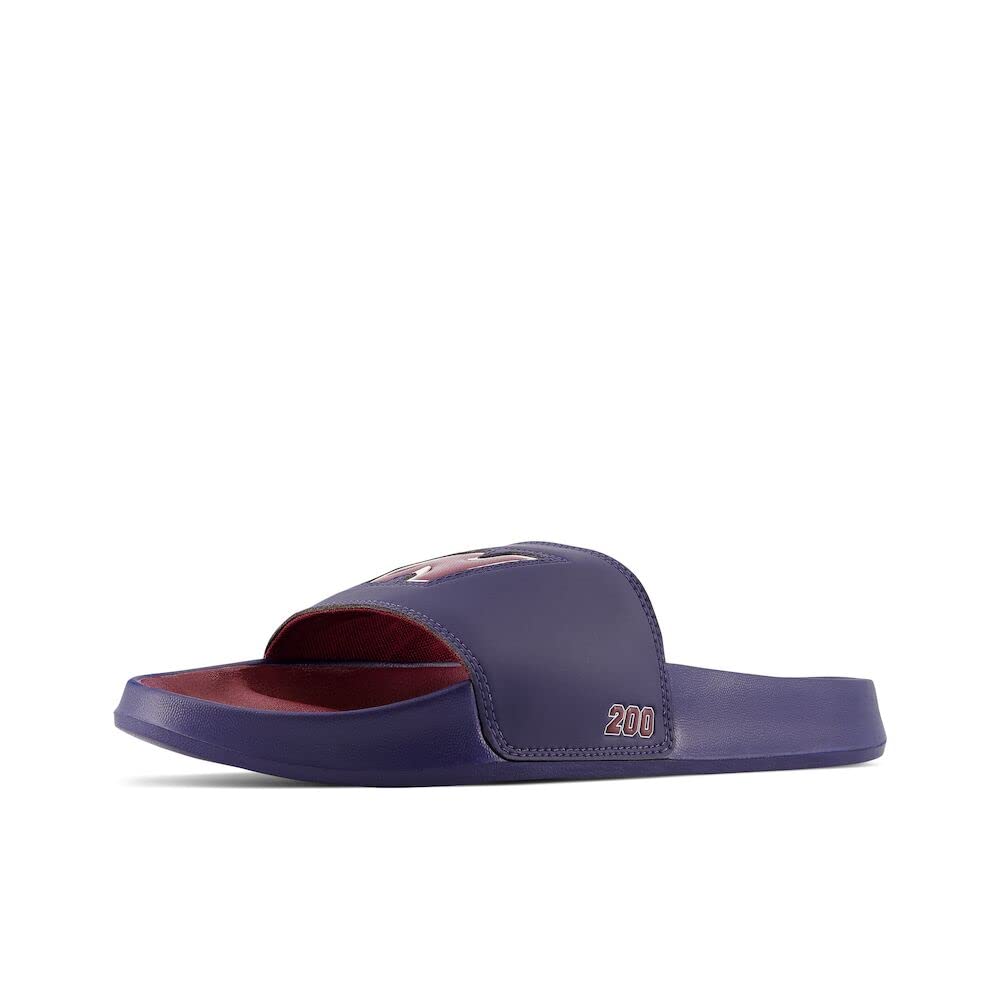 New Balance Unisex DynaSoft 200 V2 Slide Sandal, Team Navy/Mercury Red, 5 US Men
