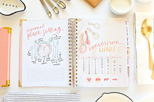 Paper Peony Press The Keepsake Recipe Book: A Blank Recipe Notebook To Write In Your Own Recipes & Create Your Own Cookbook Journal (Spiral-Bound Premium Hardcover Edition)