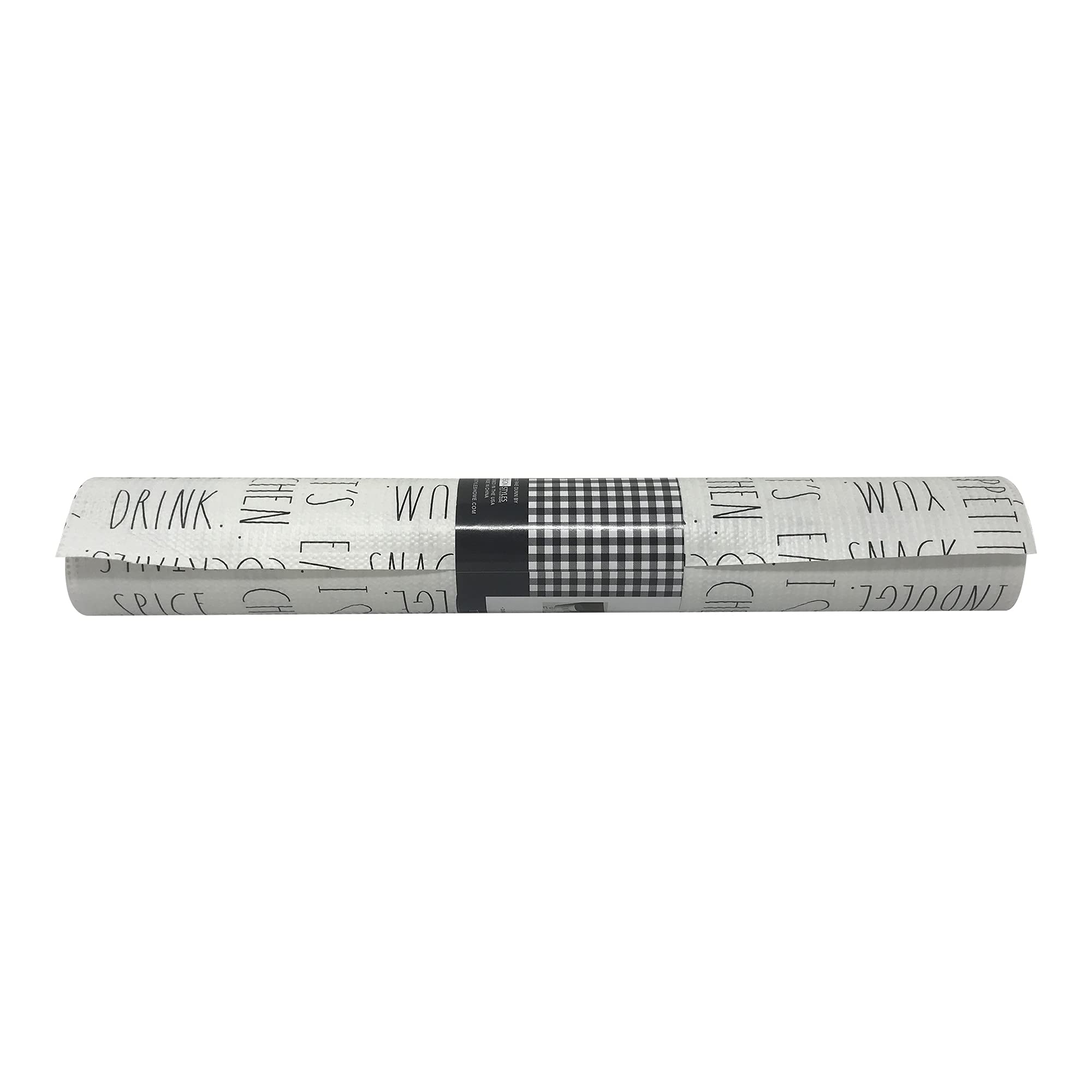 Rae Dunn Non-Adhesive Shelf Liner (Cheers/Enjoy)