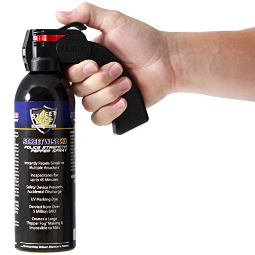 New Police Strength Streetwise 23 Pepper Spray 16 oz PISTOL GRIP