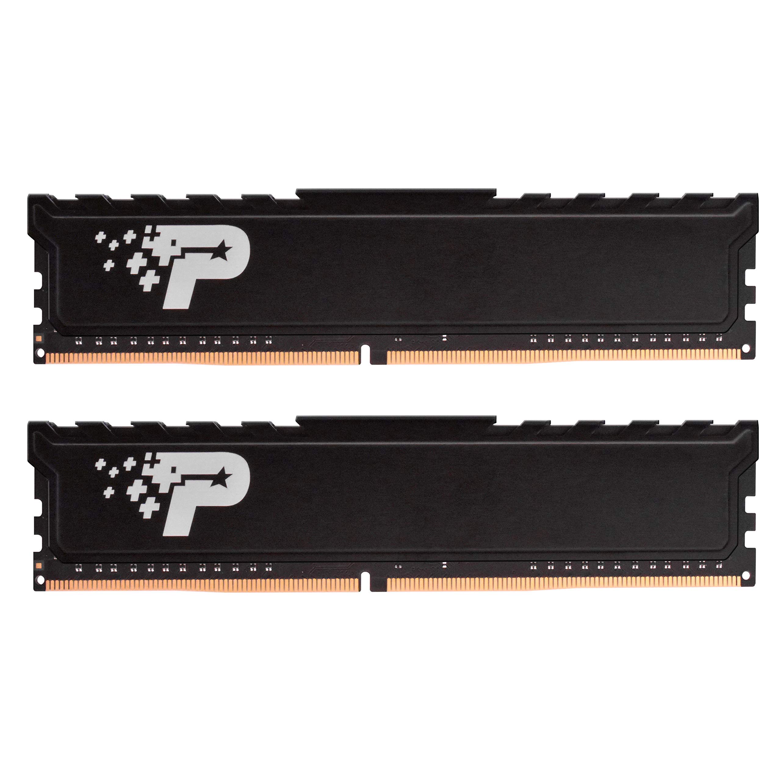 Patriot Memory Signature Premium DDR4 8GB (2x4GB) 2666MHz (PC4-21300) UDIMM Kit with Heatshield PSP48G2666KH1