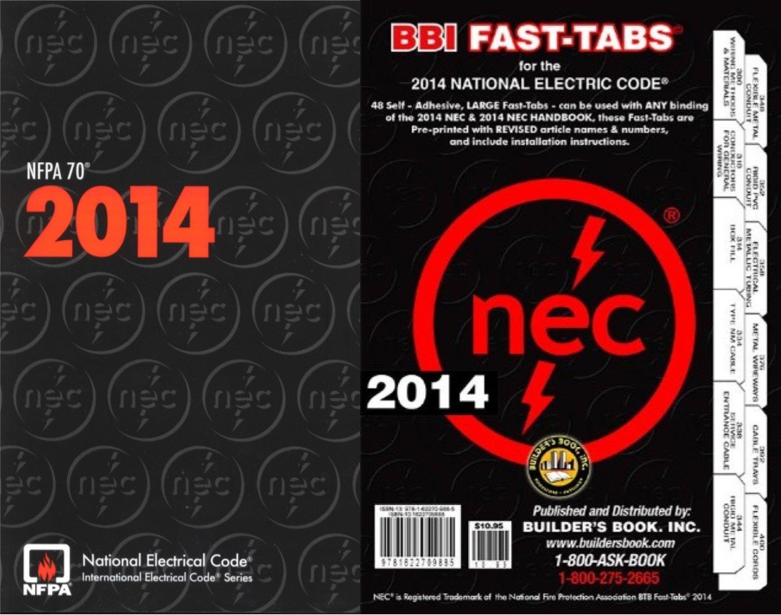 NFPA 70 : National Electrical Code (NEC), Paperback, 2014, with Fast Tabs Set