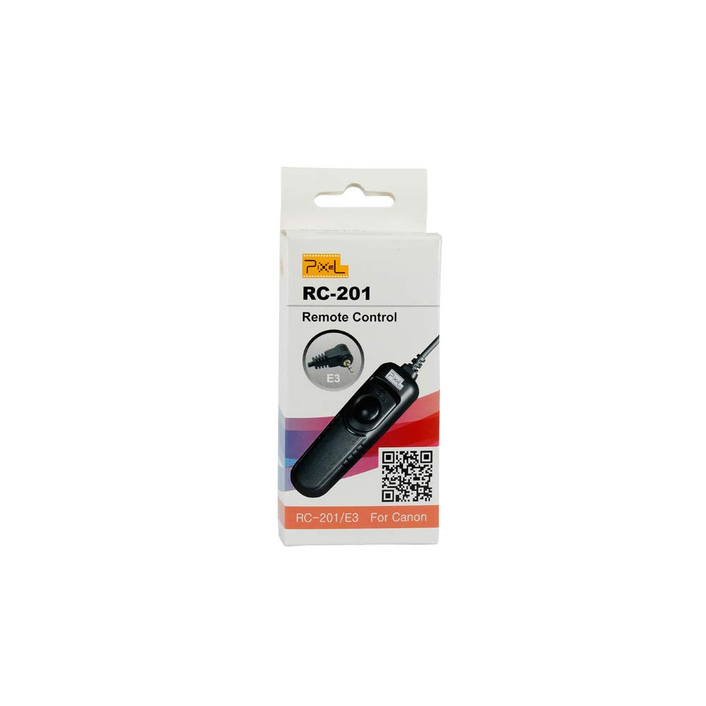Pixel Wired Remote Shutter Release Control Compatible with Canon RS-60E3, PENTAX CS-205, CONTAX LA; fits Canon EOS 60D, 300D, 350D, 400D, 450D, 500D, 550D, 600D, 1000D, 1100D, Rebel XTi, Rebel 2000D